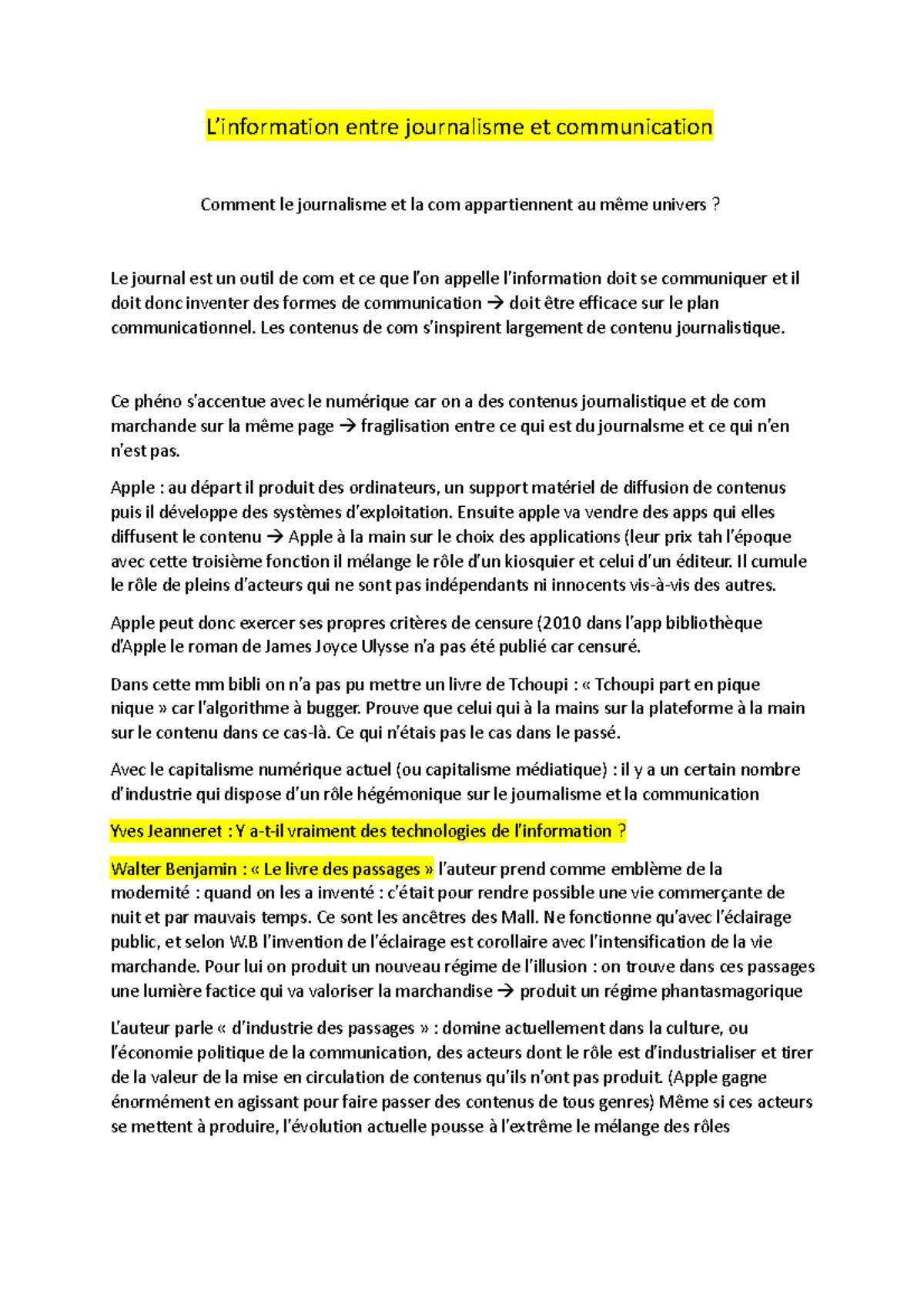 Journalisme Cm1 - L’information entre journalisme et communication ...