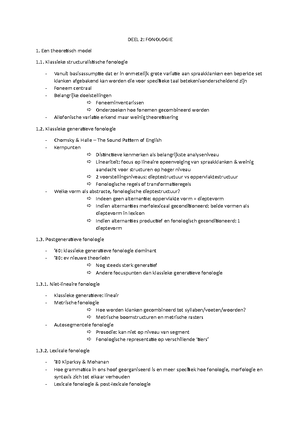 Nederlandse Taalkunde II Taalsysteem - NT: FONETIEK & FONOLOGIE ...