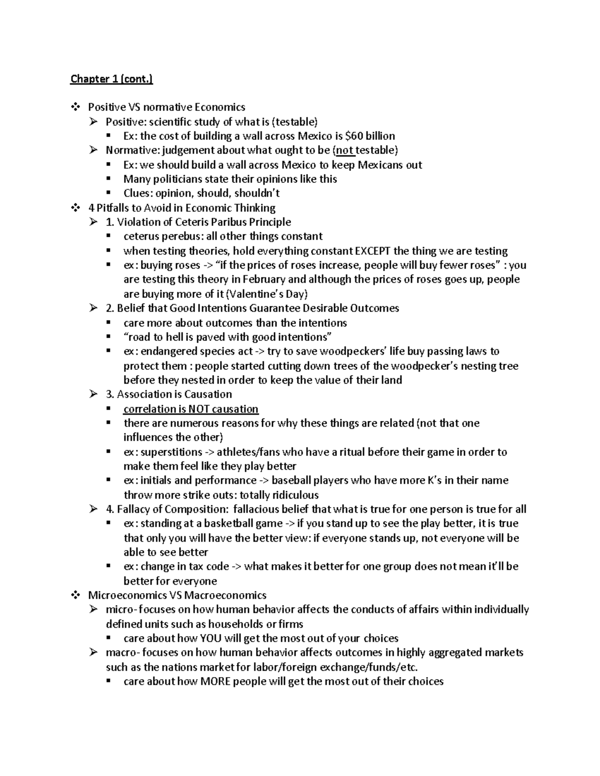 Econ 003 lecture 3 - Professor: Joab Corey - Chapter 1 (cont.) v ...