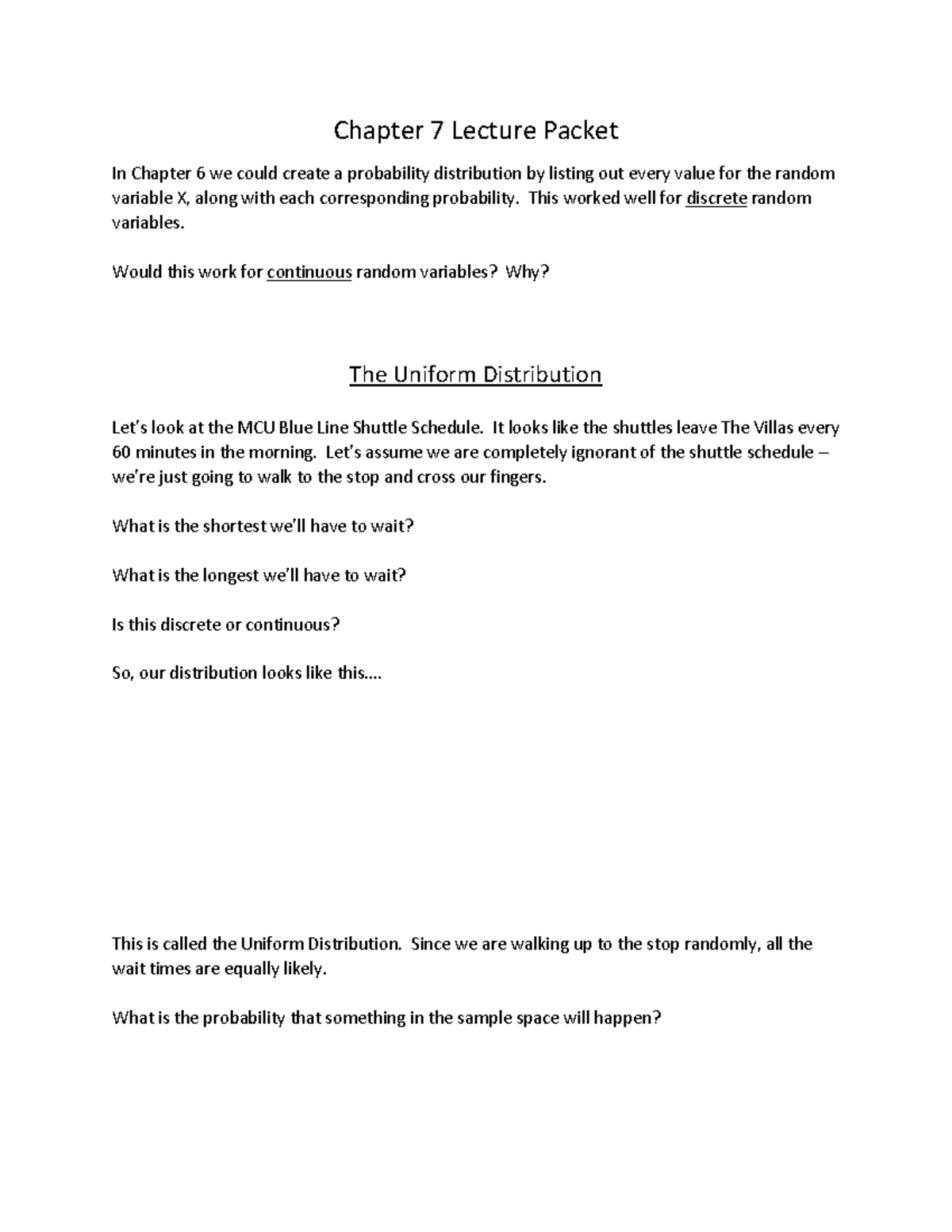Chapter Seven Lecture Packet English Composition Descriptive Chapter