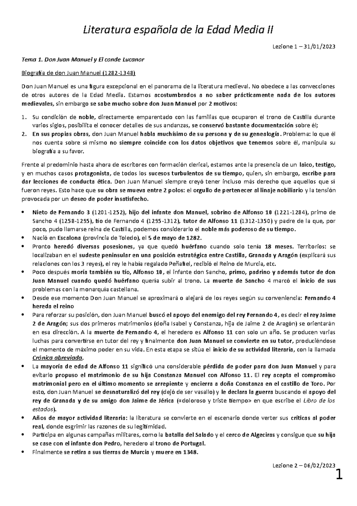 Literatura española de la Edad Media II - Literatura española de la ...