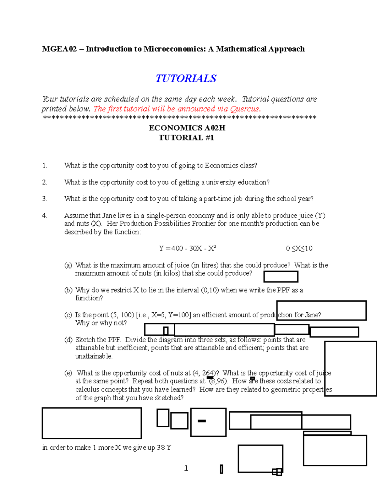 MGEA02 Tutorial Questions 3 2020 fall semester - MGEA02 - U of T - Studocu