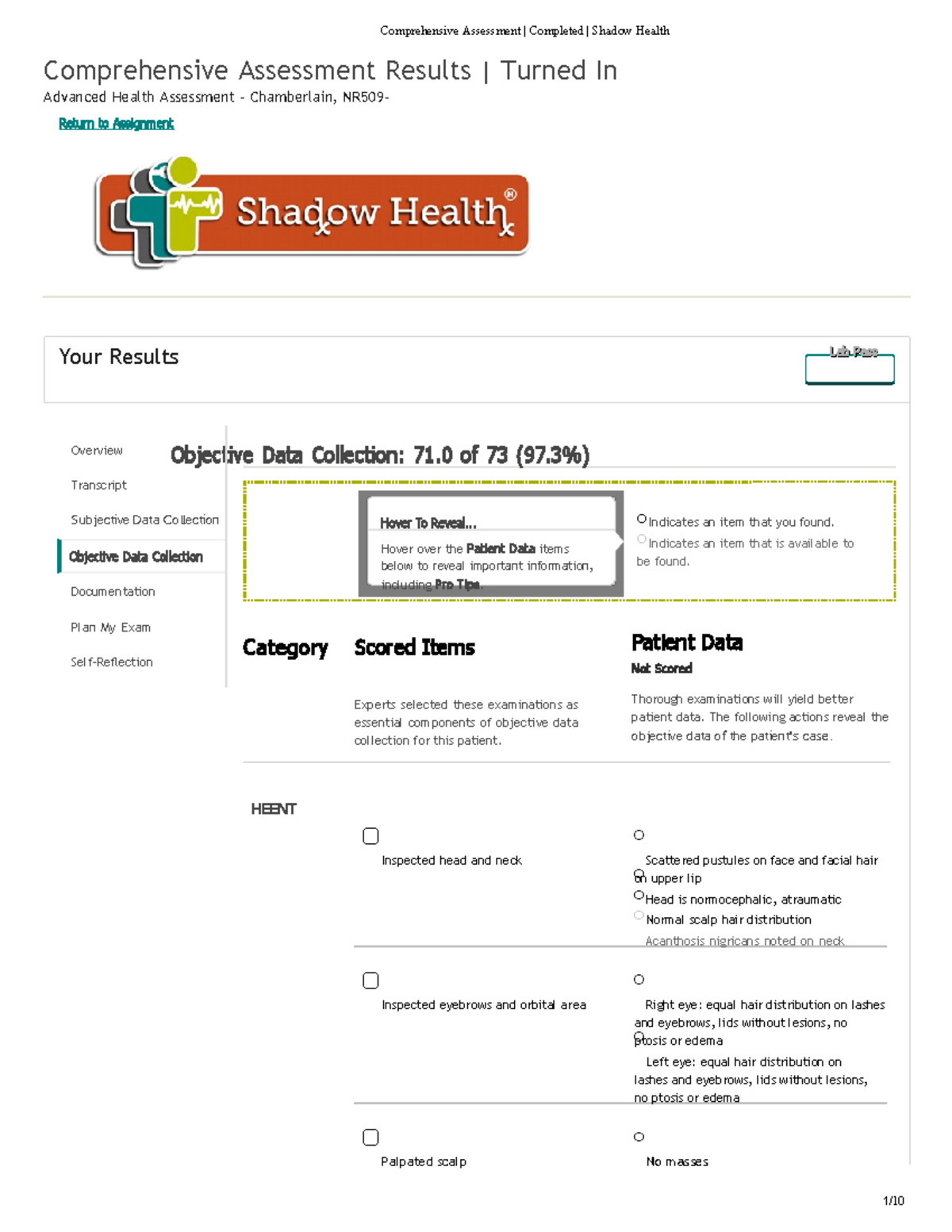Comprehensive Assessment objective.pdf - Comprehensive Assessment ...