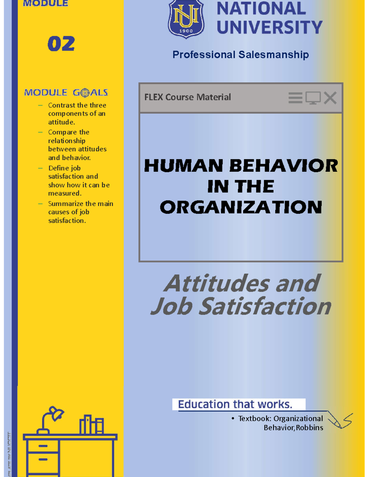 HUMAN BEHAVIOR MANAGEMENT 4 NOTES HBM - FLEX Course Material HUMAN ...