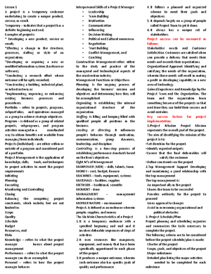 Topic%205 THE%20 Project%20 Manager - TOPIC 5 THE PROJECT MANAGER ...