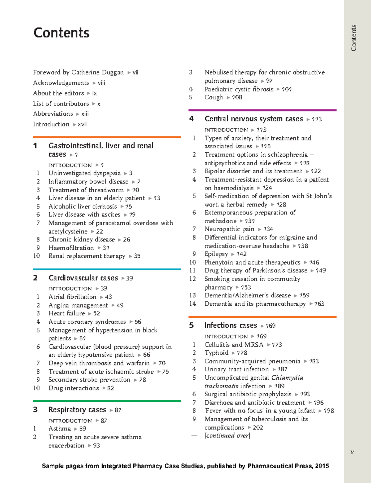 Integrated Pharmacy Case Studies sample - Contents Foreword by ...