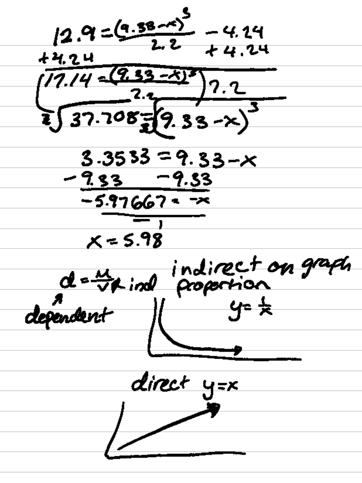 Math in chem - lecture notes - Chem 101 - 3 4 2 17 2 7 3 X ) proportion ...