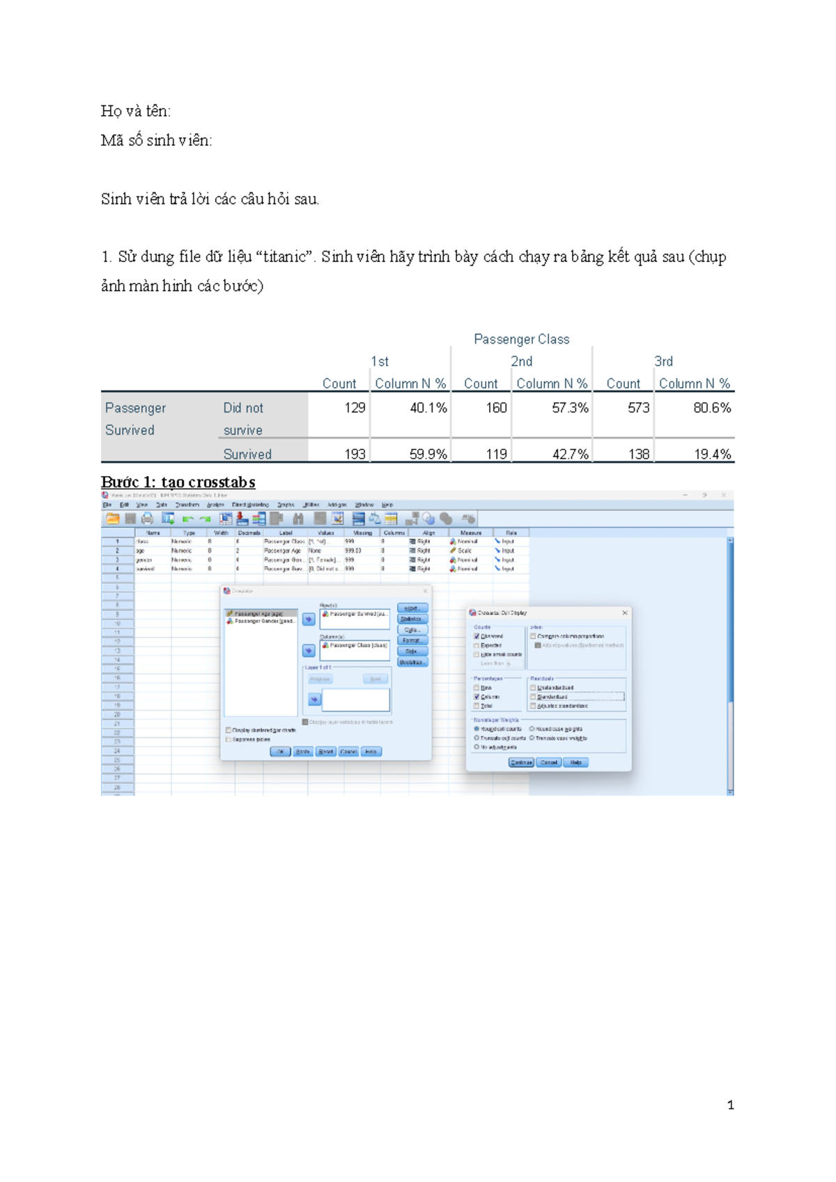 Bai tap LMS - Bai tap LMS 22/11/2024 - Họ và tên: Mã số sinh viên: Sinh ...