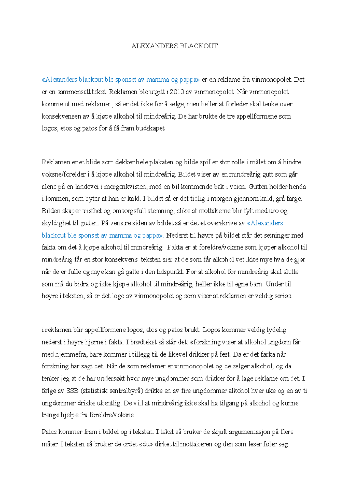 Vinmonepelet norsk - Argumenterende tekster har til hensikt å påvirke eller overbevise leseren ...