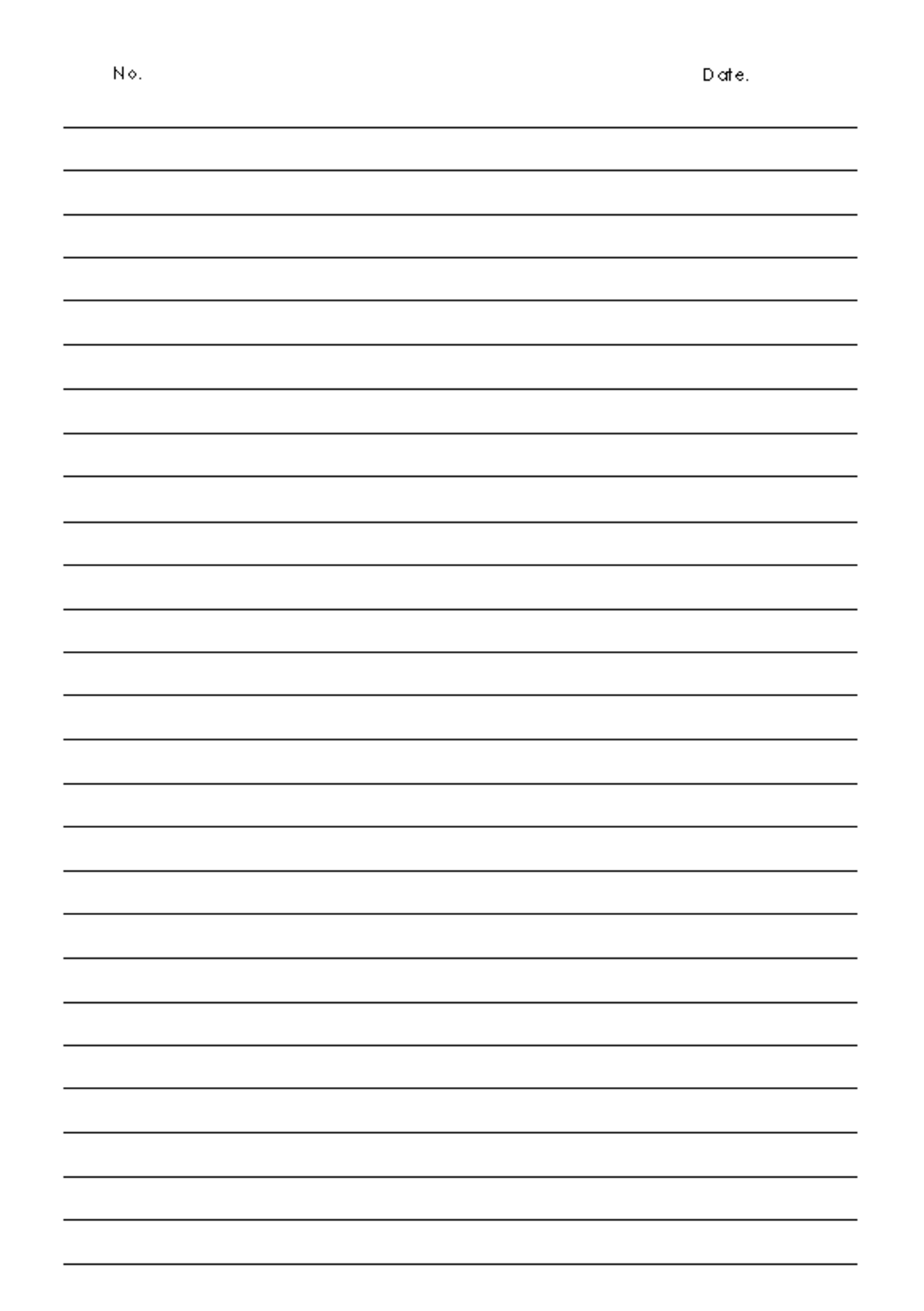 A5 - 7mm - for Spiral Notebook - with side space, date and no - Black ...