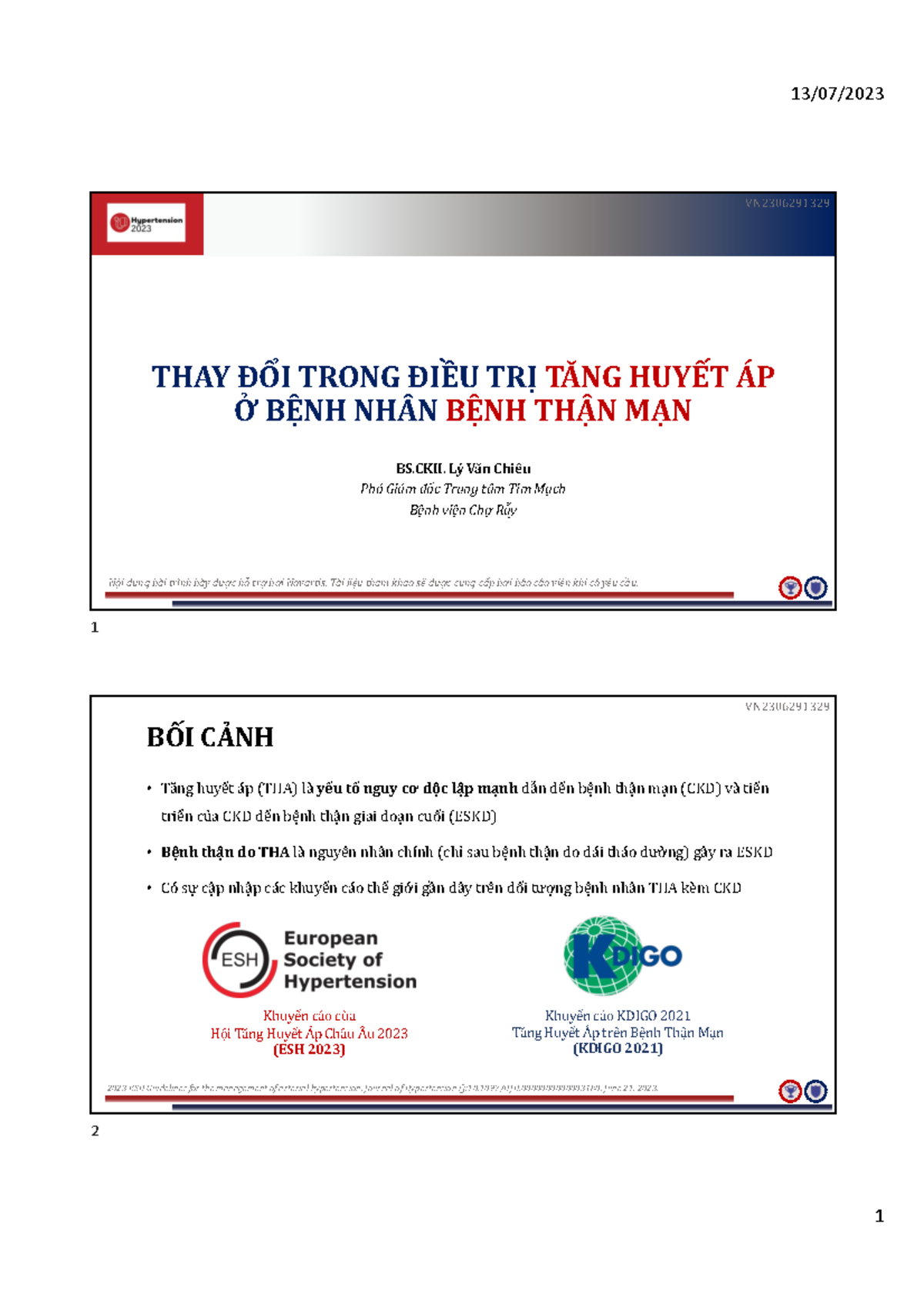 BS Ly Van Chieu - qưertyuiop[sdfghjkl - THAY ĐỔI TRONG ĐIỀU TRỊ TĂNG ...