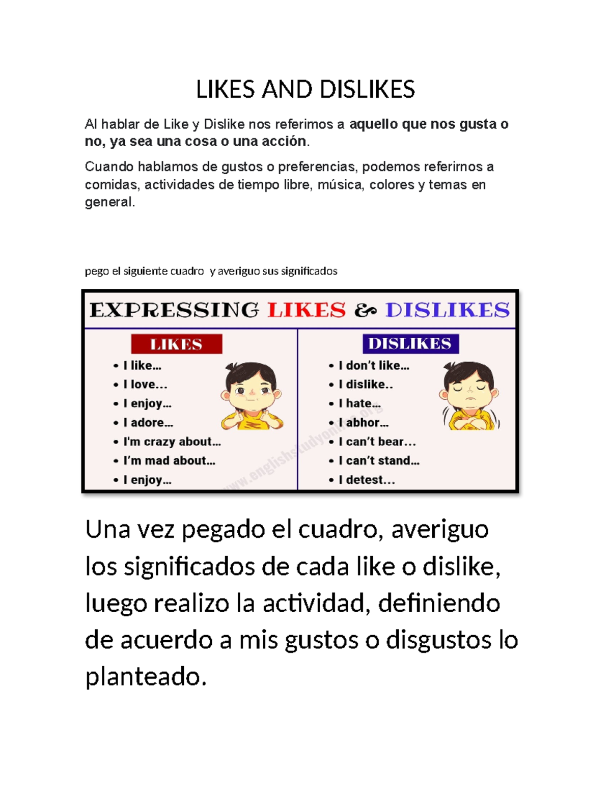 Likes AND Dislikes - Resumen licenciatura en educacion basica con ...