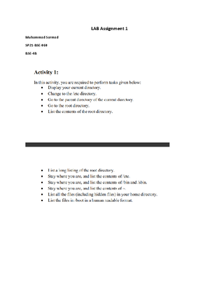SP20-BCS-092 Theory Assignment-02 OS - Assignment # 2 Name: Muhammad Aun Raza Reg. No: SP20-BCS ...