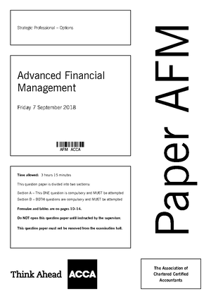 Sd20-afm-a - AFM answers to Sep Dc 2020 - Answers Strategic ...