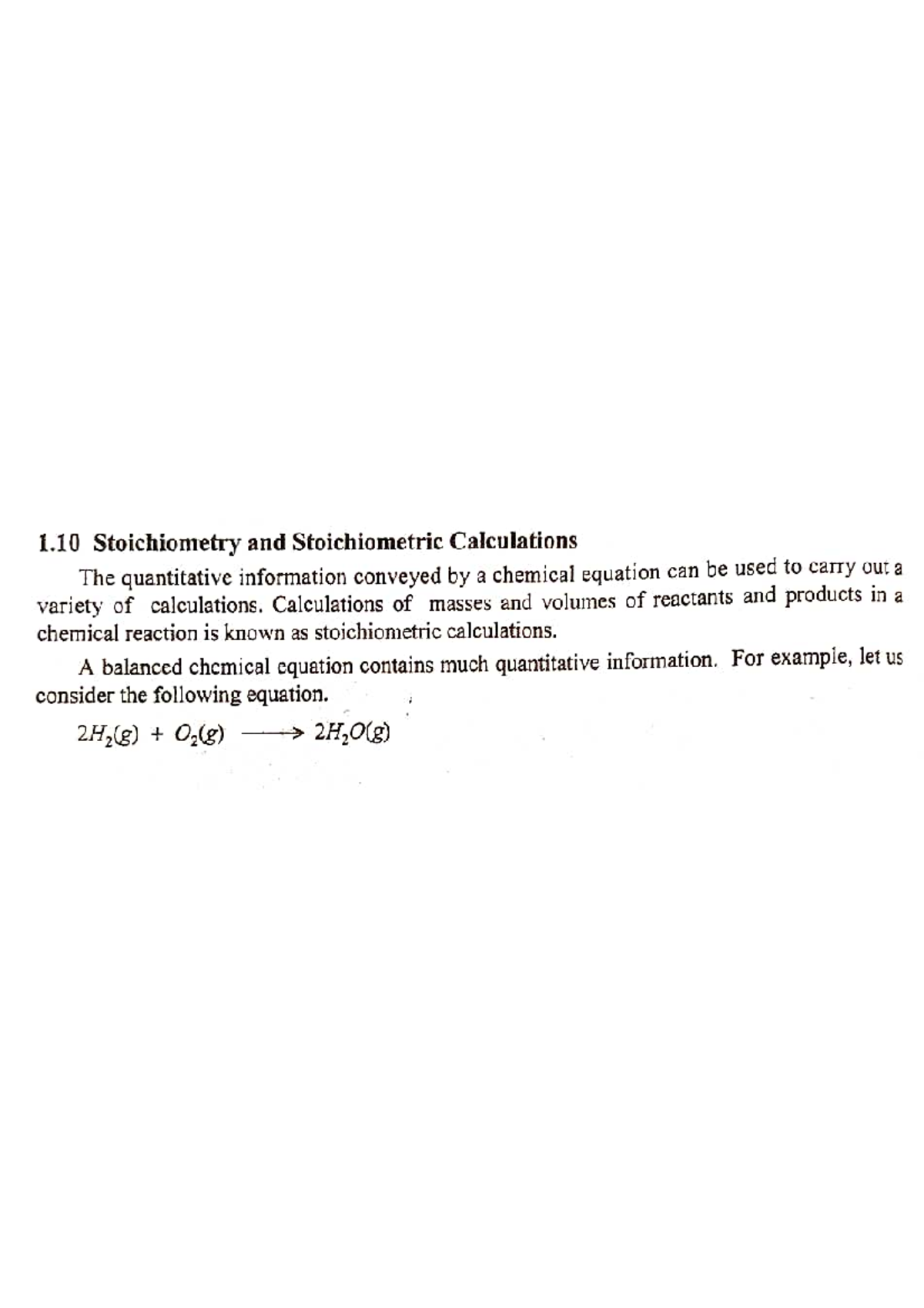 Stoichiometric calculation and limiting reagent - BSc Chemistry - Studocu