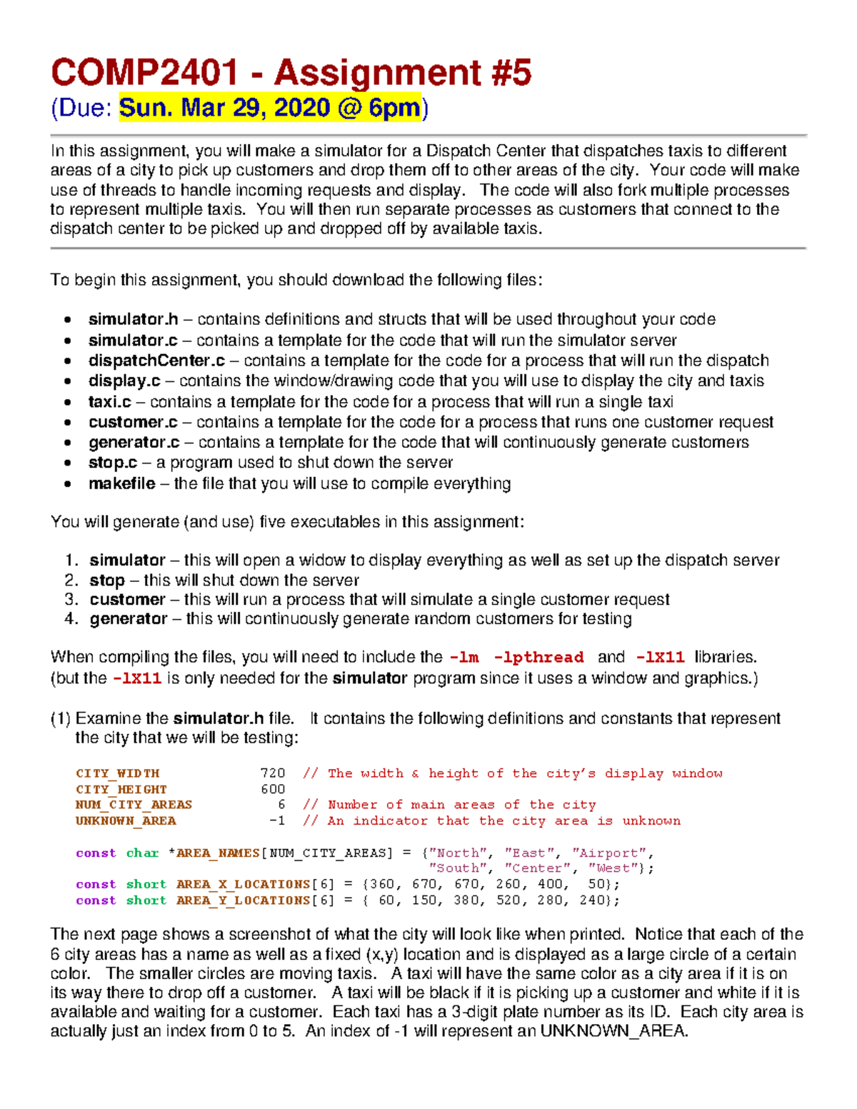 COMP2401 A5 W2020 - Just some random practice materials... Thread ...