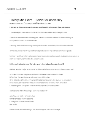 Final freshman history exam - UNIT SIX INTERNAL DEVELOPMENTS AND ...