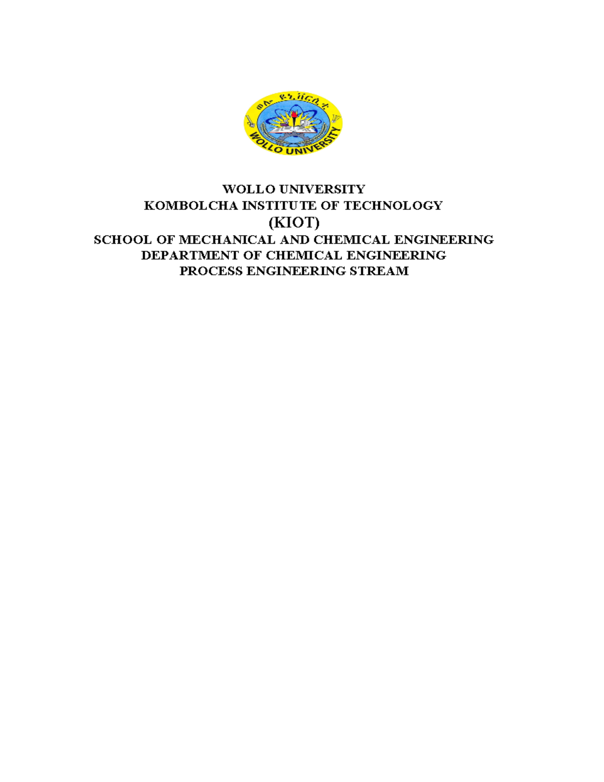 Gashaw final - food waste - WOLLO UNIVERSITY KOMBOLCHA INSTITUTE OF ...