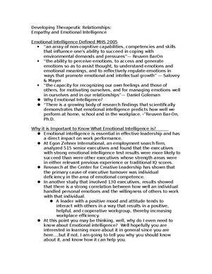The Intentional Relationship Model - temperament o Include: clients ...