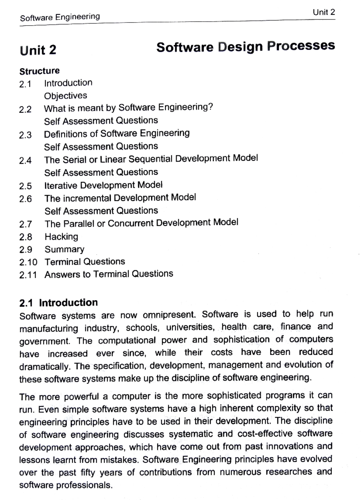 Software Engineering - Software Design Processes - Studocu