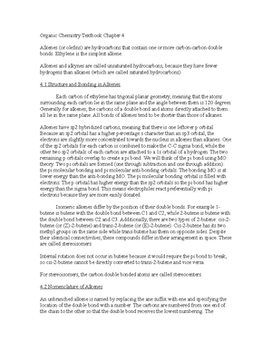 Ch. 41a Chapter 3 Textbook Notes - Organic Chemistry Chapter 3 Notes Ch ...