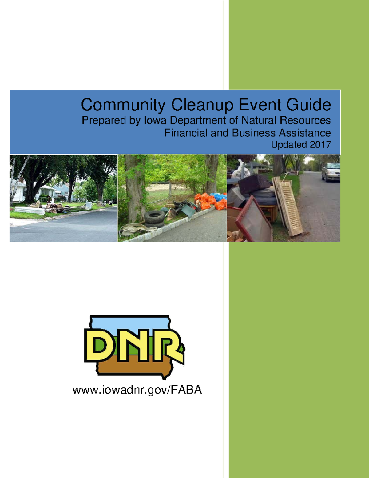 Communitycleanupeventguide - 2009 Community Cleanup Event Guide ...