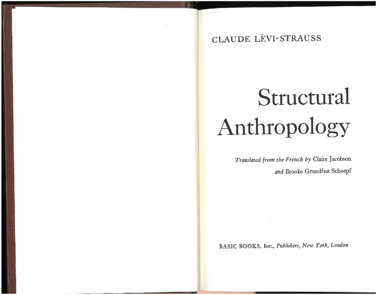 Levi-Strauss - The Effectiveness of Symbols - CLAUDE LEVI-STRAUSS ...