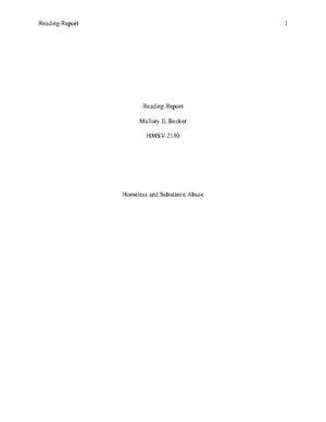 Integrative Paper - Mallory Becker Kellie Fickel HMSV 1130 02/10 ...