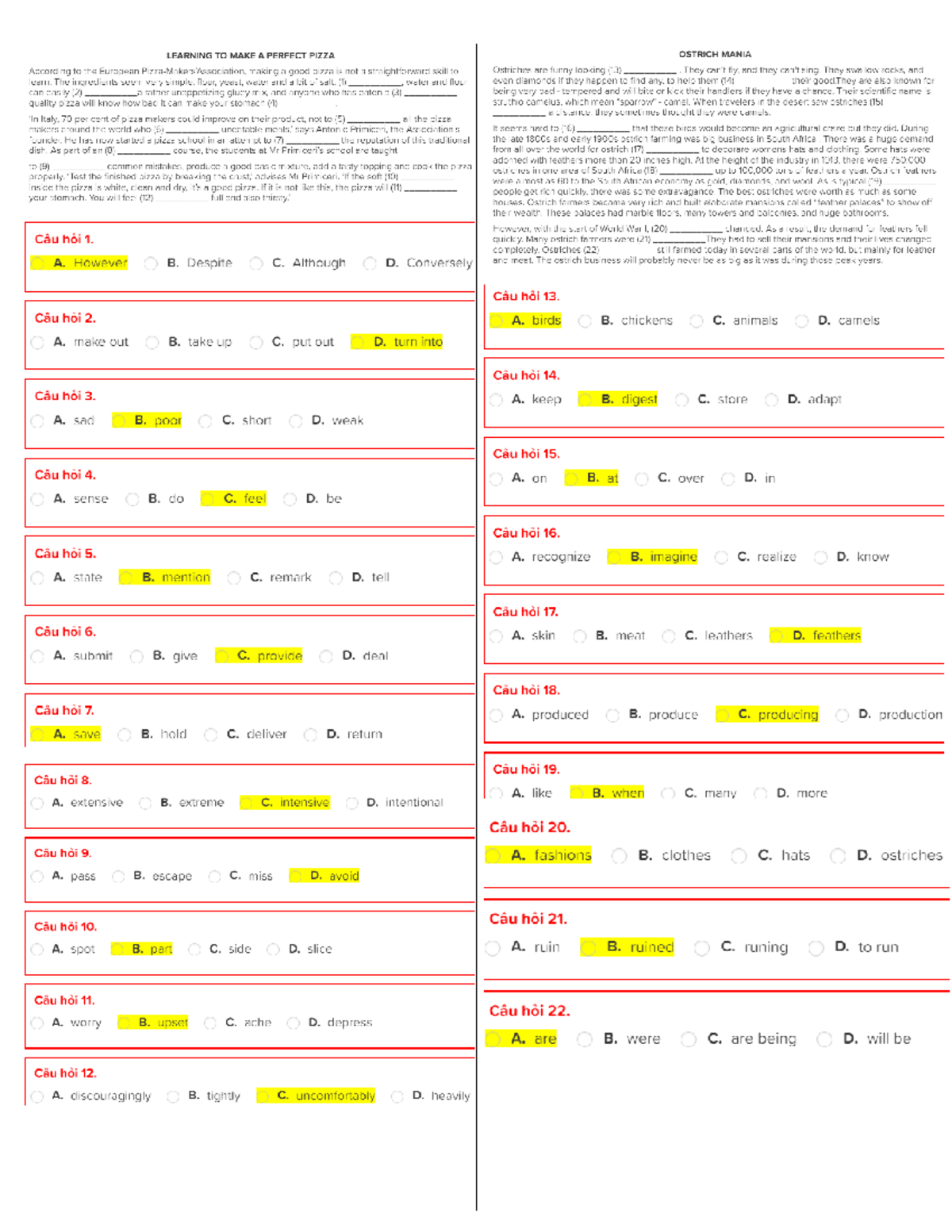 Đọc hiểu ta5 - tham khaor - Tiếng amh - Studocu