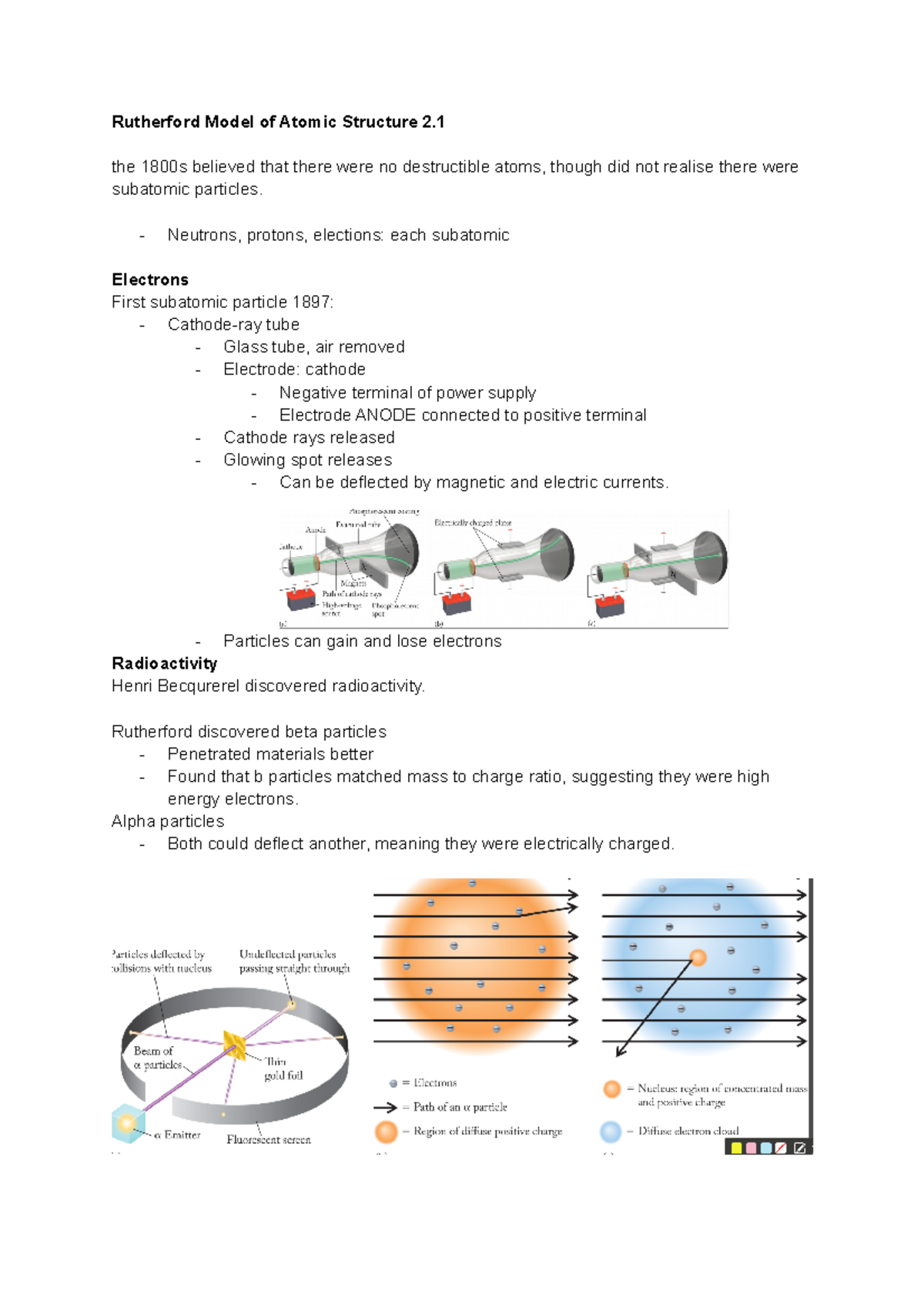Lesson 3 2.1, Chemistry An Atoms-Focused Approach - Rutherford Model of ...