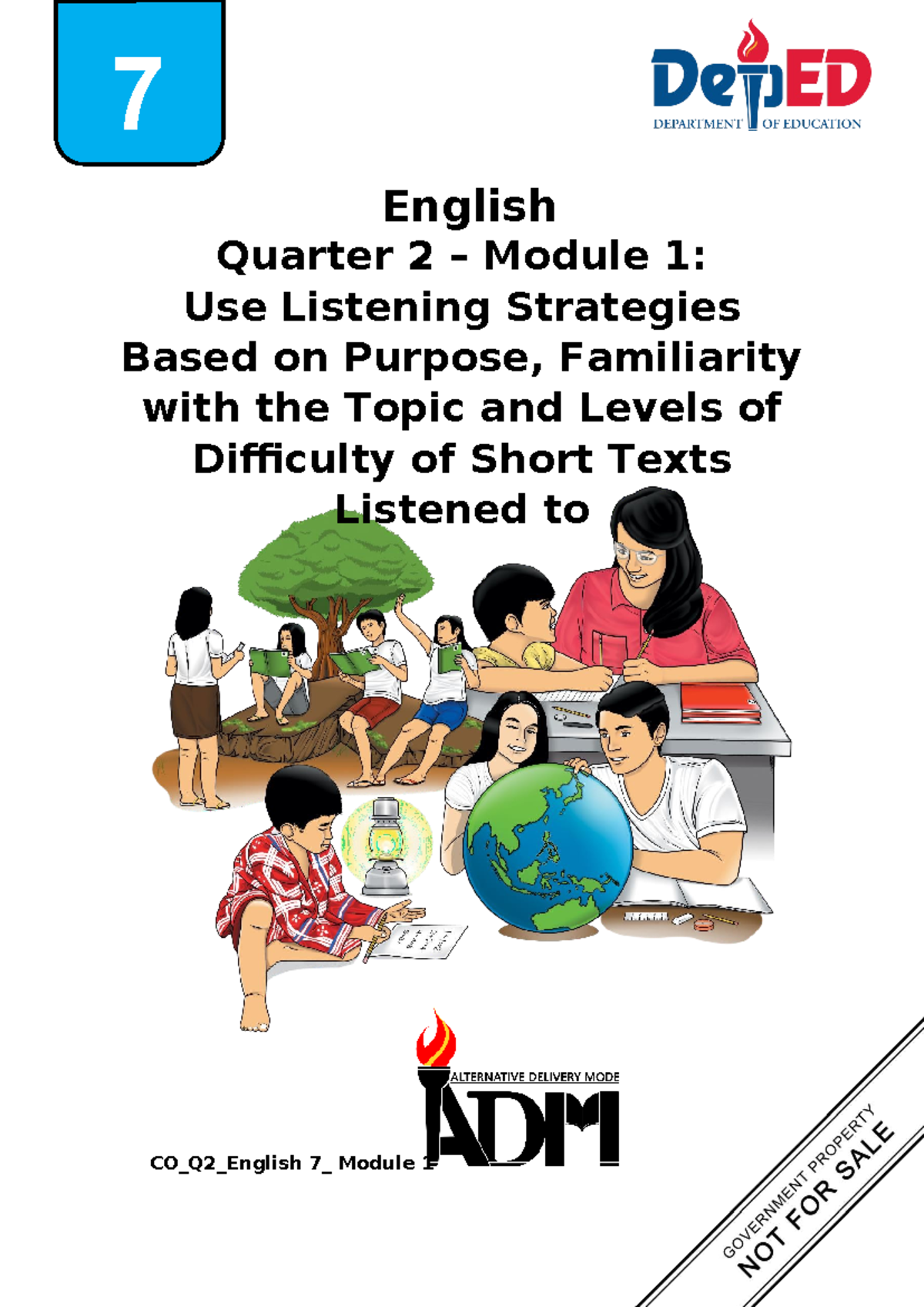 English-7 -Q2 -Mod1 - for studying purposes - 7 English Quarter 2 ...