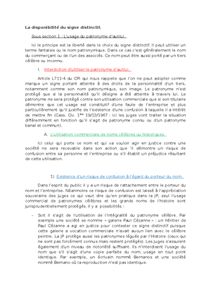 LES Signes Distinctifs DE L’ Entreprise - LES SIGNES DISTINCTIFS DE On ...