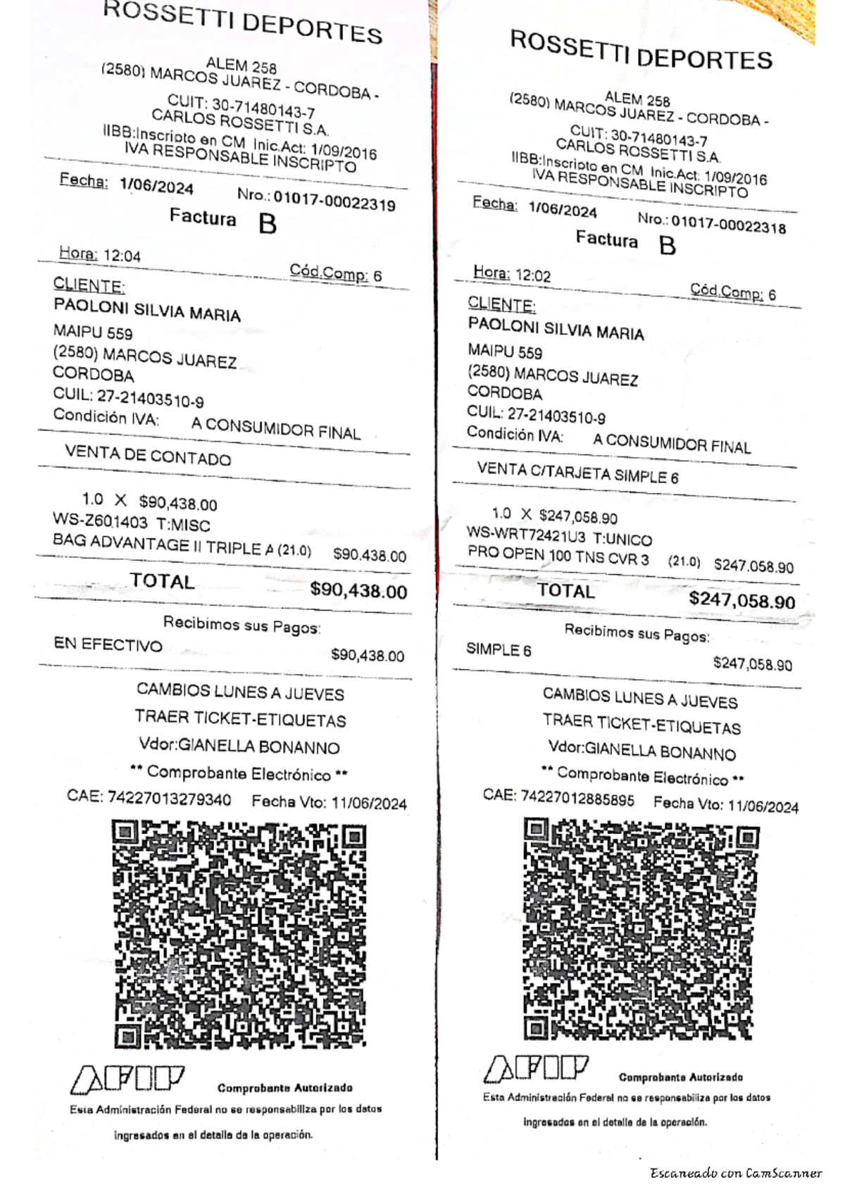 Cam Scanner 03-06-2024 21 - DEPORTES ROSSETTI DEPORTES ALEM 258 (2580 ...