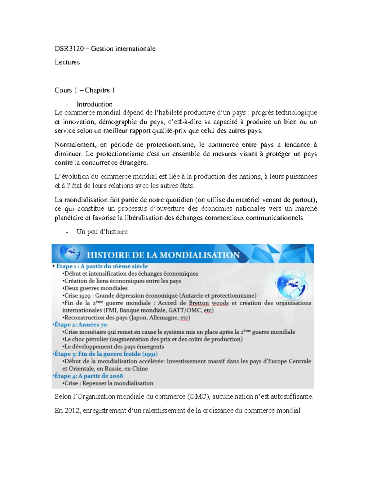 Lectures Warning Tt Undefined Function 32 Dsr3120 Gestion Internationale Lectures Cours 1