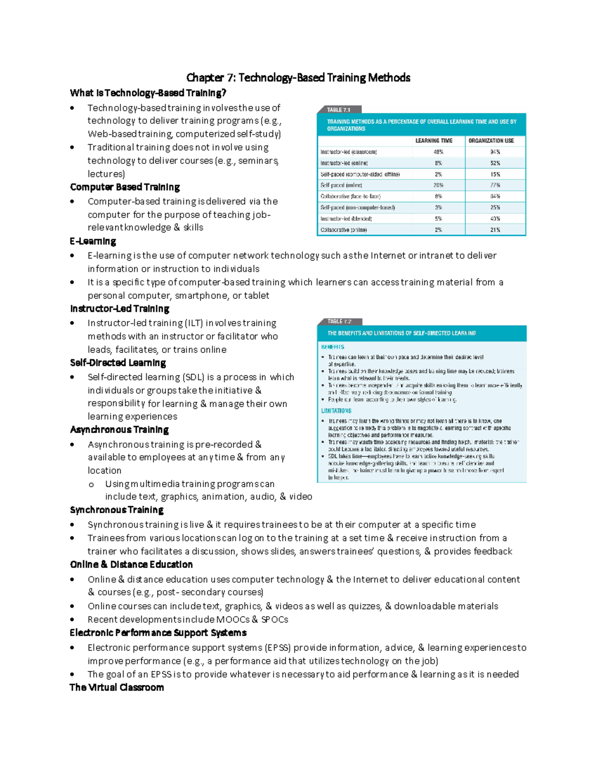 BUSN 3351 Chapter 7 - Lecture notes 7 - BUSN3351 - Douglascollege - Studocu