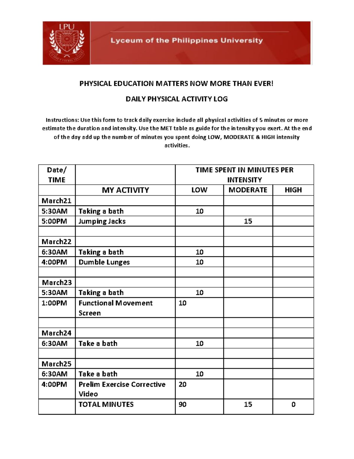 PE- Journals-3 - this is all about the journal - PHYSICAL EDUCATION ...