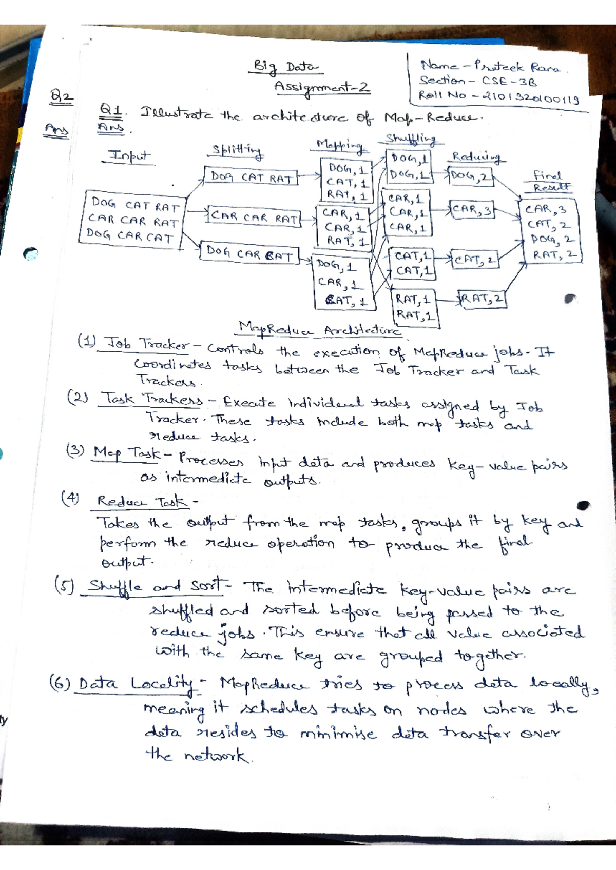 BD Assignment-2 - Big Data Assignment - B.Tech - Studocu