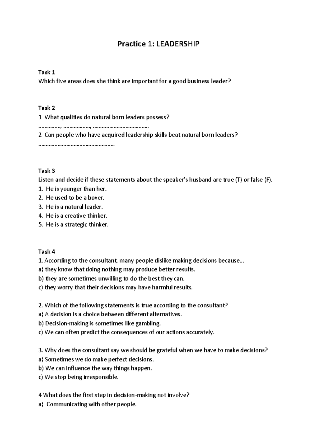 Practice 1 For Business English Students Practice 1 LEADERSHIP practice-1-for-business-english-students-practice-1-leadership