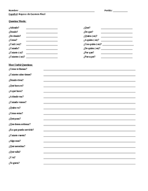 2020-Spanish 2(SPAN1102)-Lab Manual Key - Lab Manual Answer Key ...