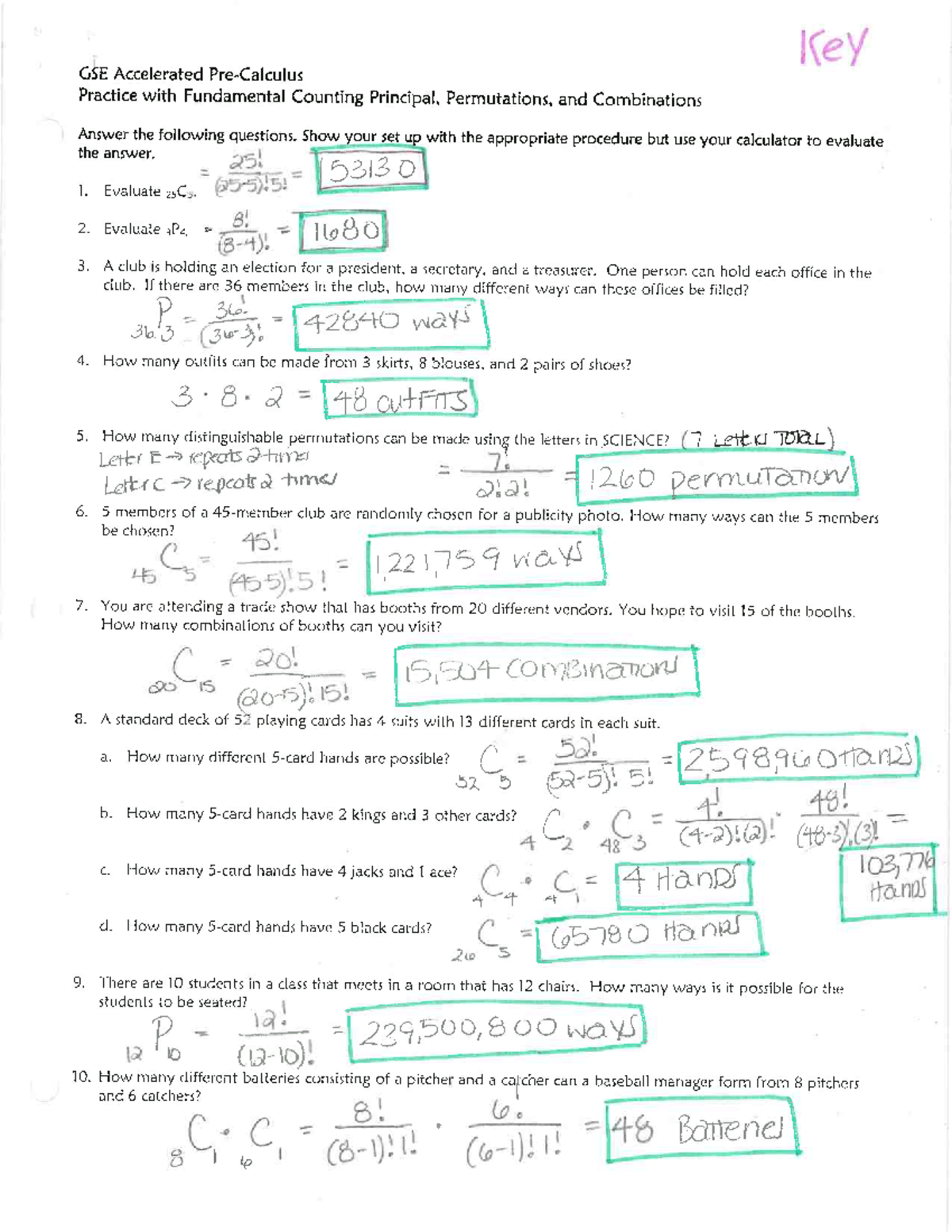 5-12 KEY Practice - CHEM 105 - Studocu