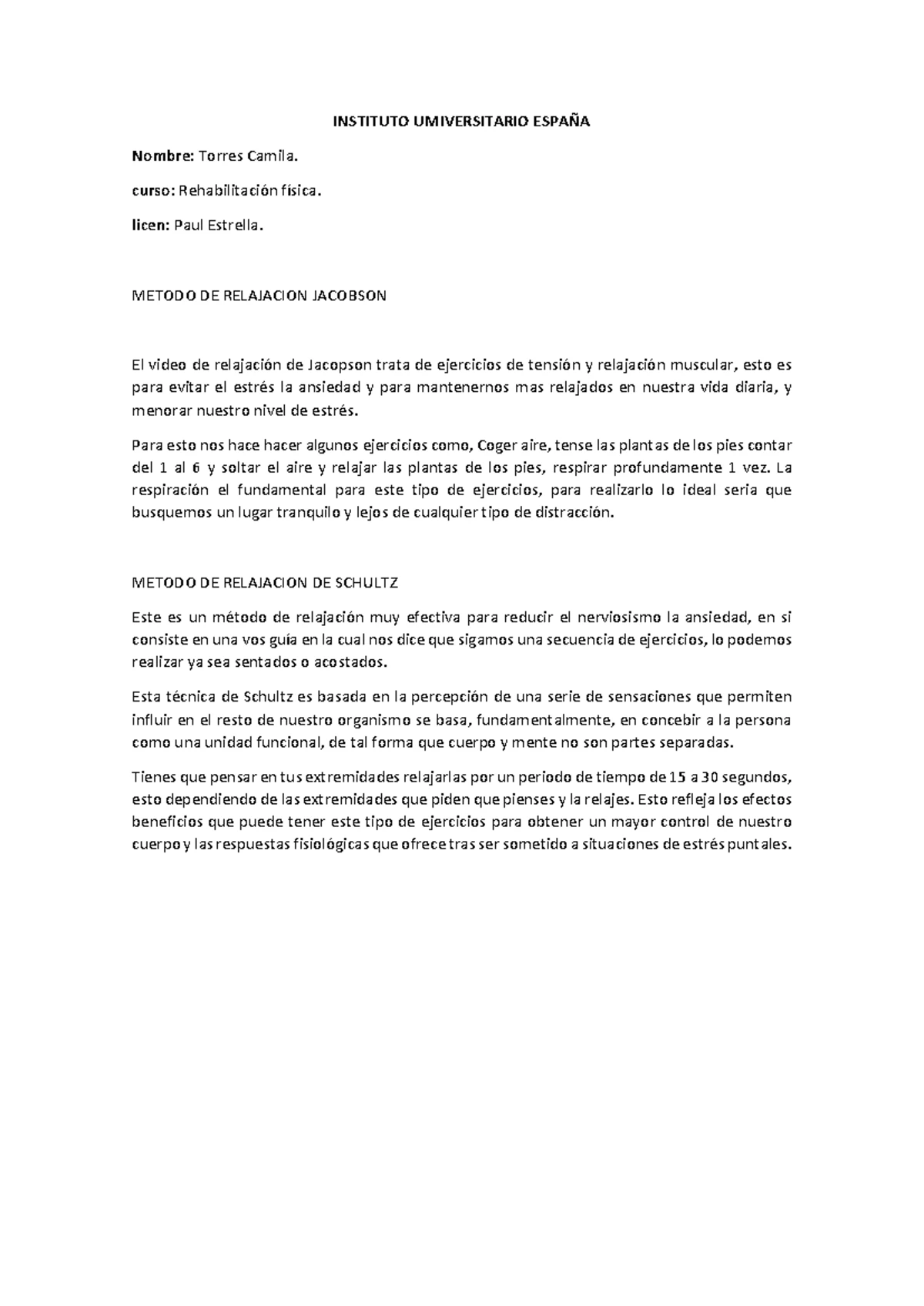 Prueba de Patte - Es un test muy importante en la area de fisoterapia ...