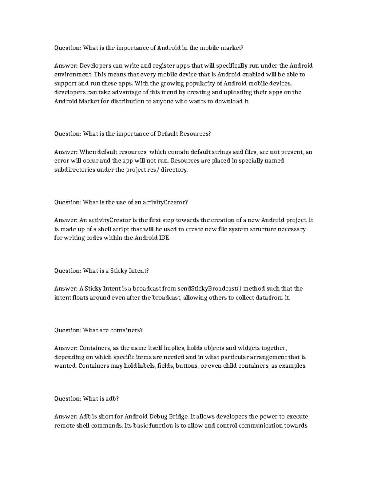 Strumous gangbuster aphorism - Question: What is the importance of ...