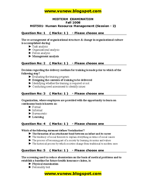 MGT301 Midterm FILE 2 Solved BY TEAM HADI download (VUStudentspk ...