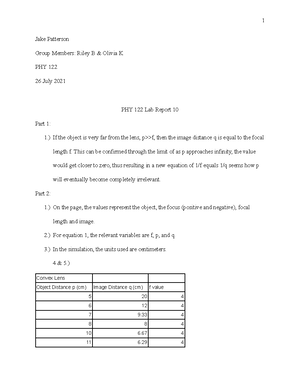 Lab 5 Acid Recrystallization Lab Report - Jake Patterson Partners ...
