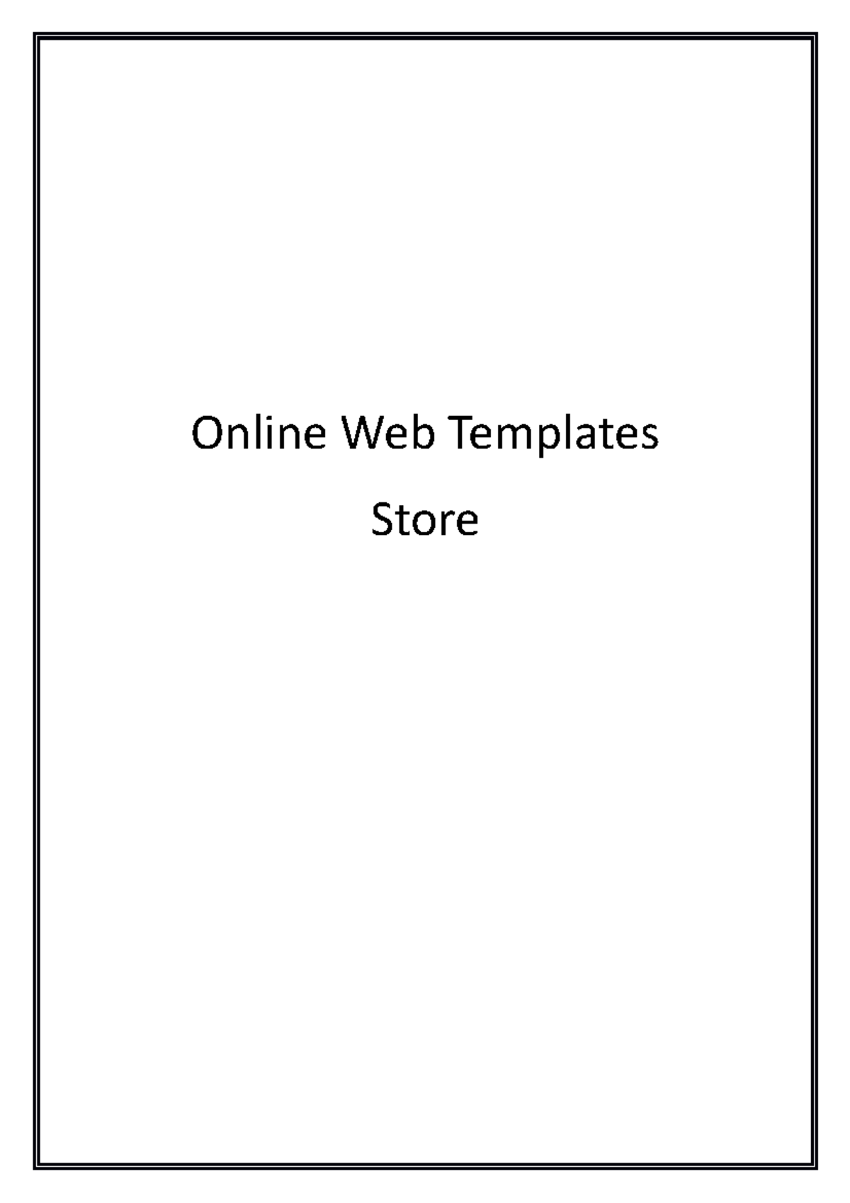 Docu - Bsbsbsn - Online Web Templates Store DECLARATION I, , hereby ...