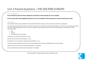 Unit 2 Creating Systems to Manage information Glossary Of Terms - Unit ...