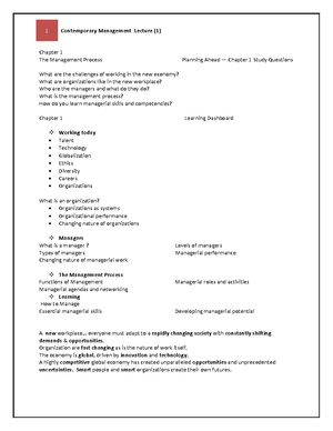 The Basics Of Business Management [ Introduction ]part 4 - Managing ...