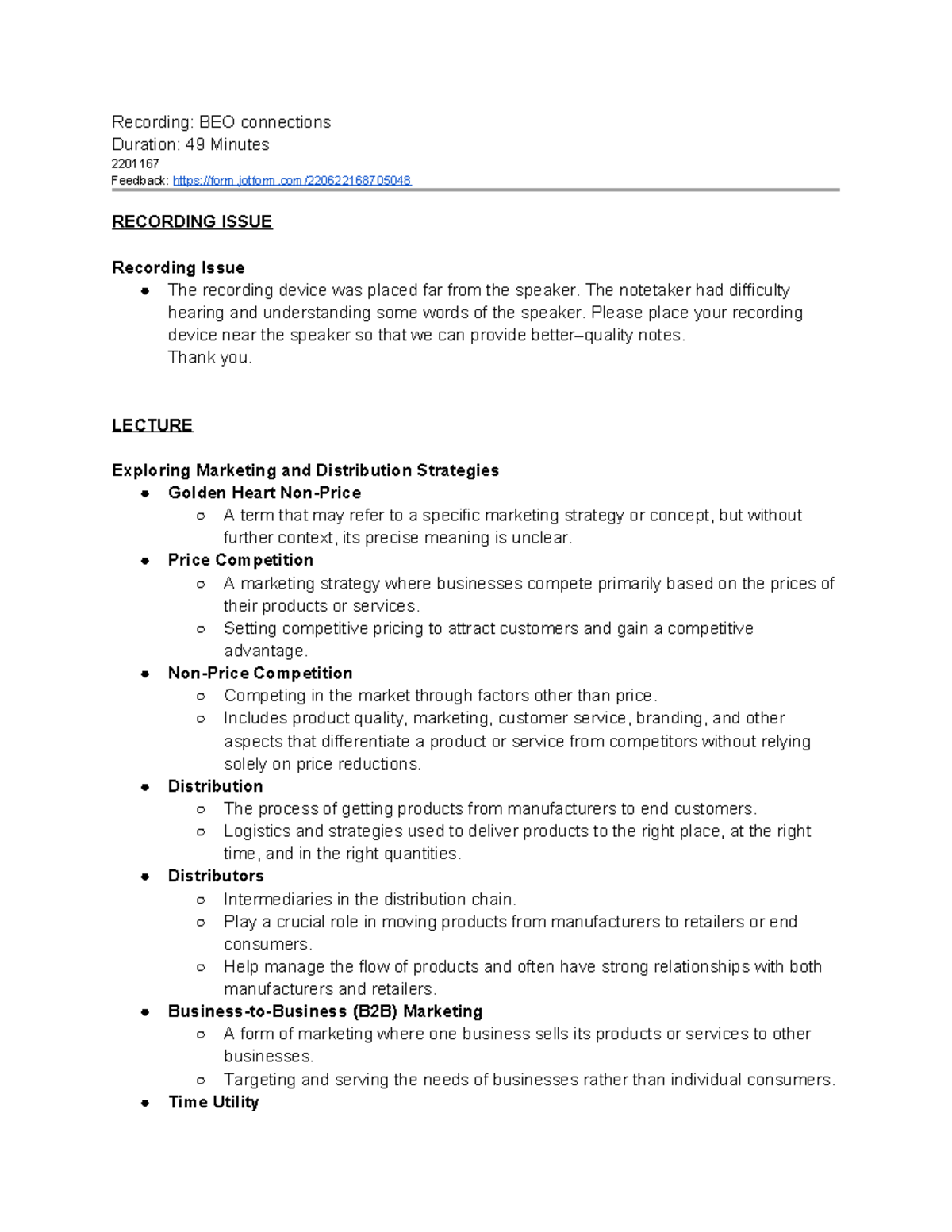 BEO connections - notes - Recording: BEO connections Duration: 49 ...