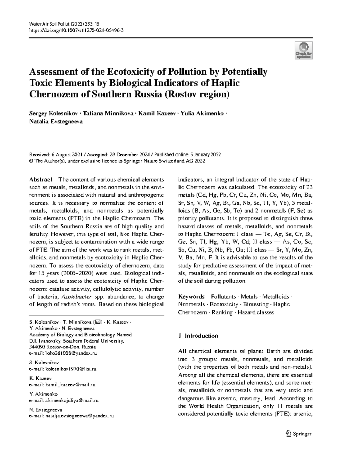 L9 - lectura 9 - Vol.: (0123456789) doi/10.1007/s11270-021-05496 ...