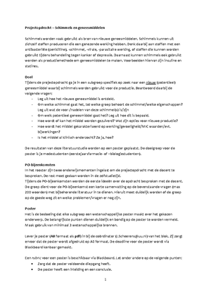 Beoordelingsformulier poster projectopdracht - Beoordelingsformulier ...
